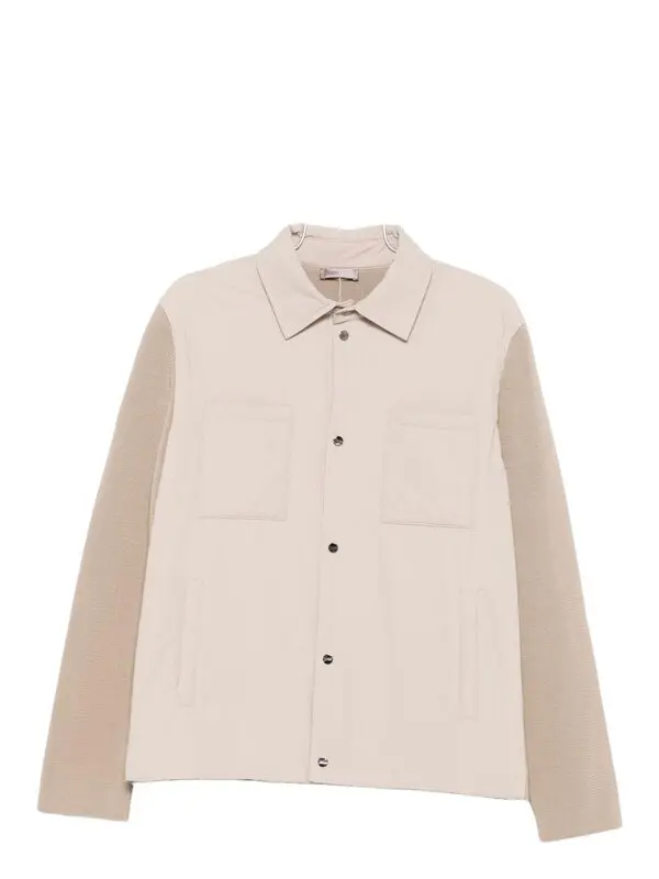 Herno Panelled Point Collar Jacket - Multicolor