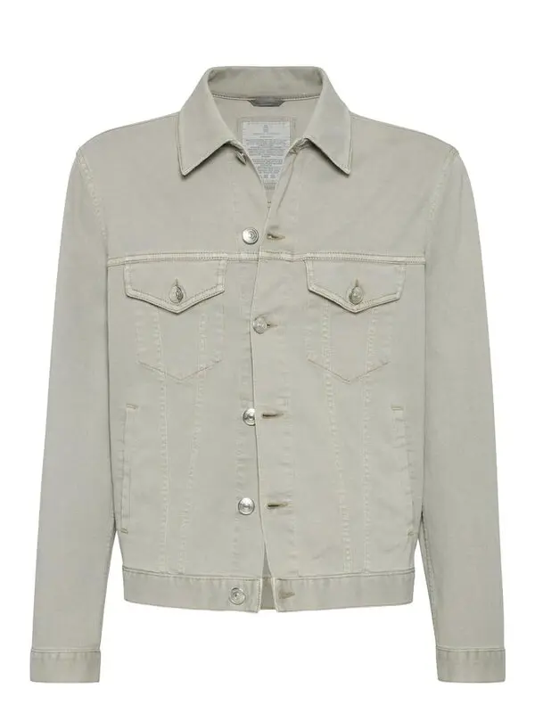 Brunello Cucinelli Denim Jacket - Gray