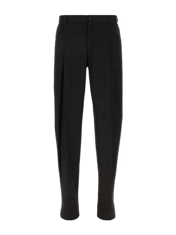 Dolce & Gabbana Stretch Gabardine Pant - Black