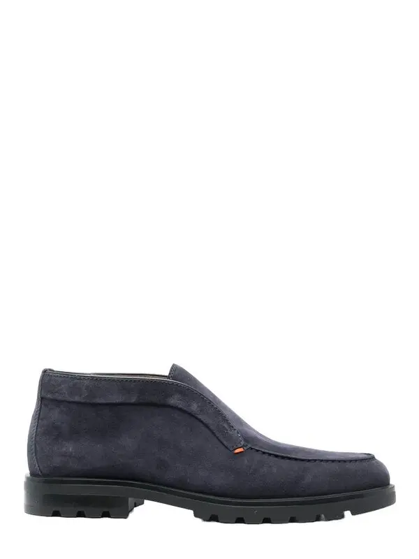 Santoni Suede Boots - Blue
