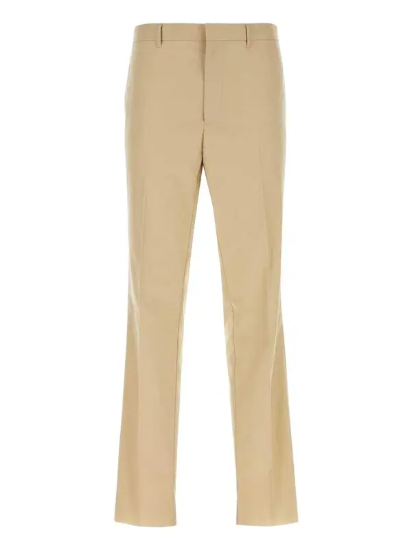 Prada Beige Cotton Pant - Brown