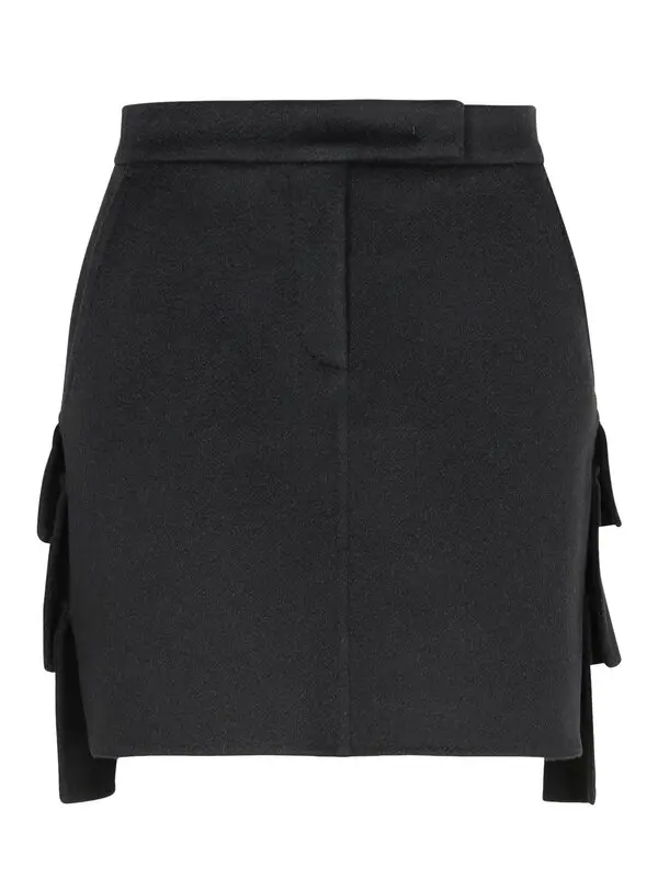 Max Mara Caro' Camel Miniskirt - Black