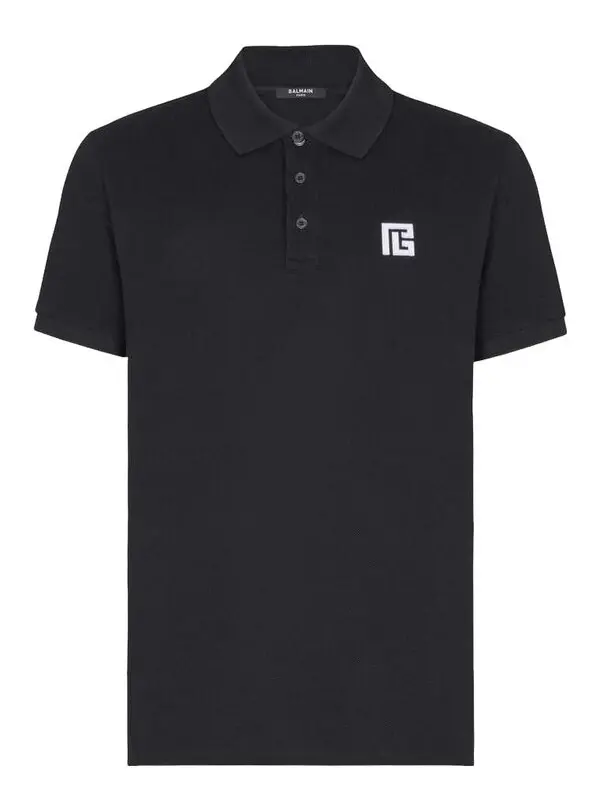 Balmain Polo Shirts - Black