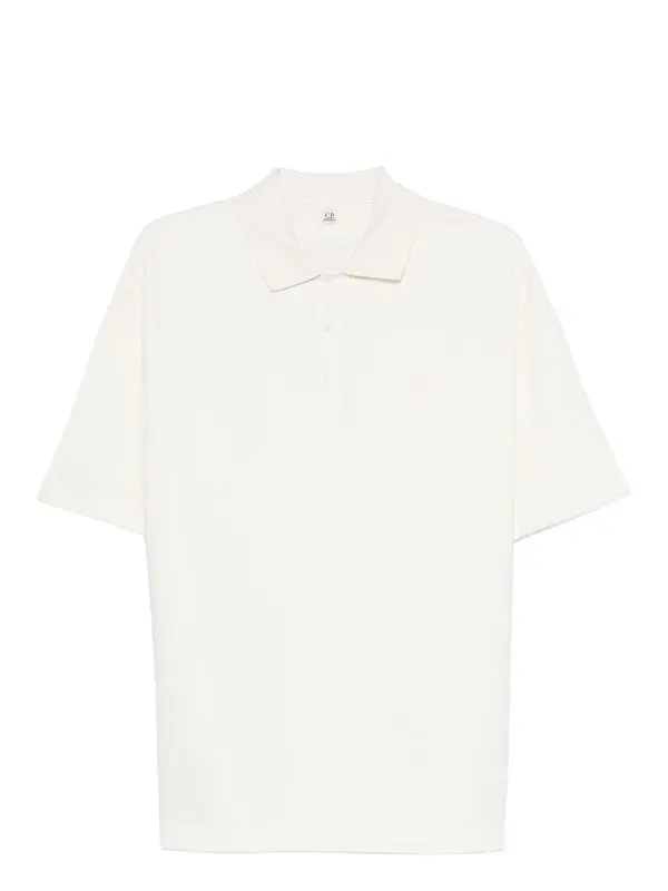 C.P. COMPANY Logo Cotton Polo Shirt - Multicolor