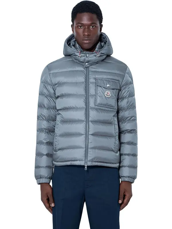 Moncler Verith Hooded Puffer Jacket - Gray