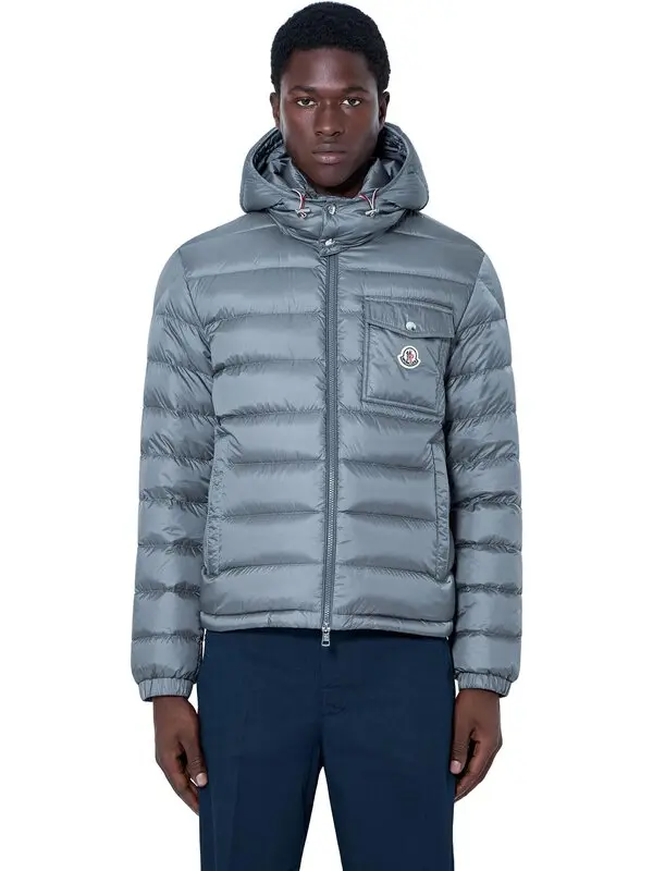 Moncler Verith Hooded Puffer Jacket - Gray