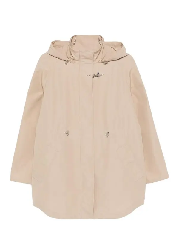 FAY Midi Parka Coat - Multicolor