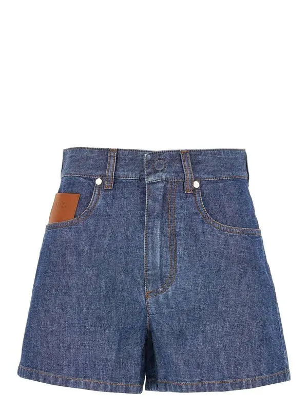 Fendi Denim Shorts - Multicolor