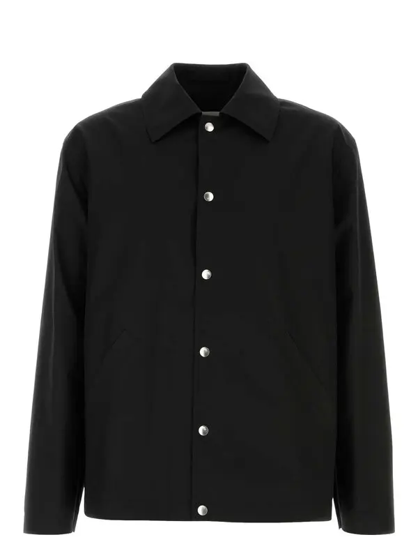 JIL SANDER Poplin Jacket - Black