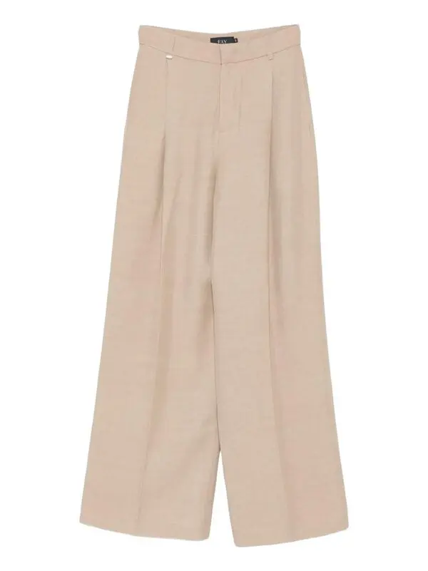 FAY Cotton Trousers - Multicolor