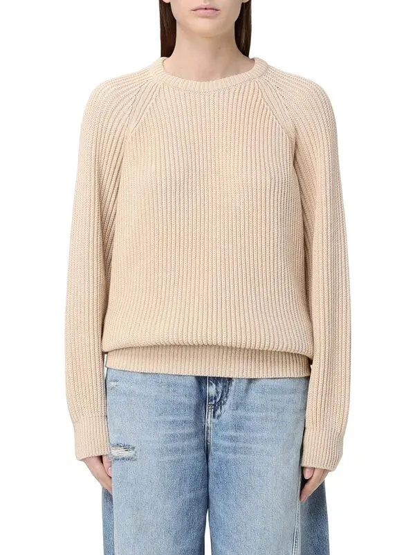 Saint Laurent Cotton Crew Neck Pullover - Green
