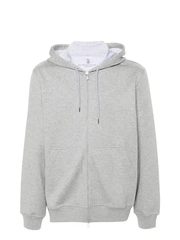 Brunello Cucinelli Cotton Blend Hoodie - Multicolor