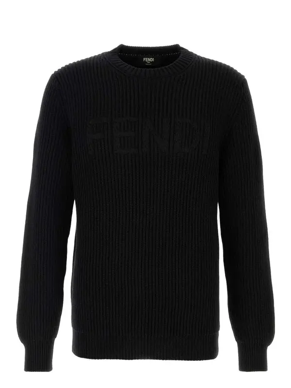 Fendi Wool Sweater - Black