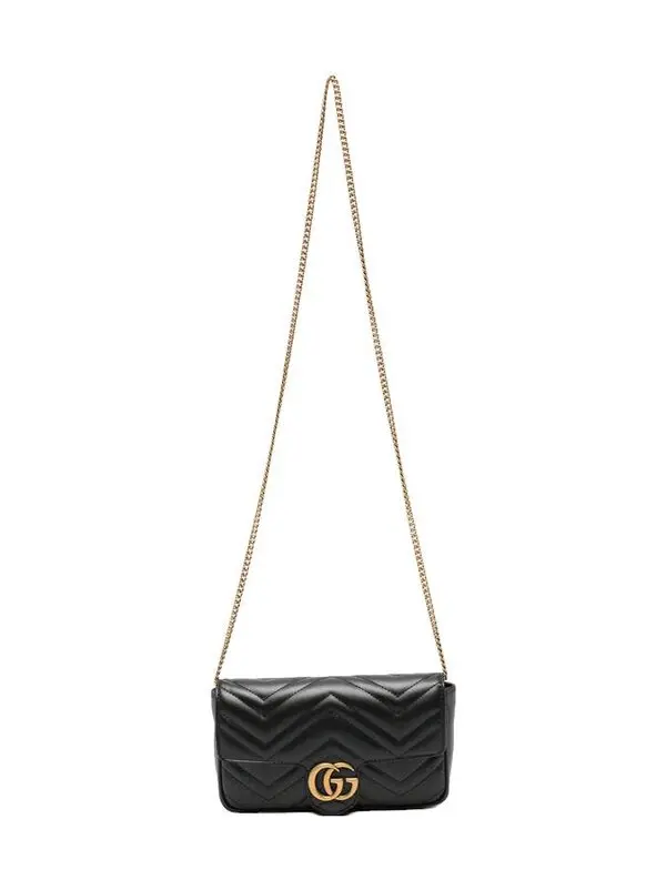 Gucci Matelassé Leather Cross-body Bag - Black