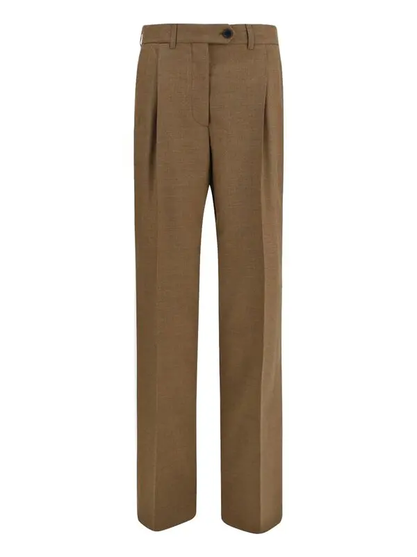 Prada Merino Wool Pants - Brown