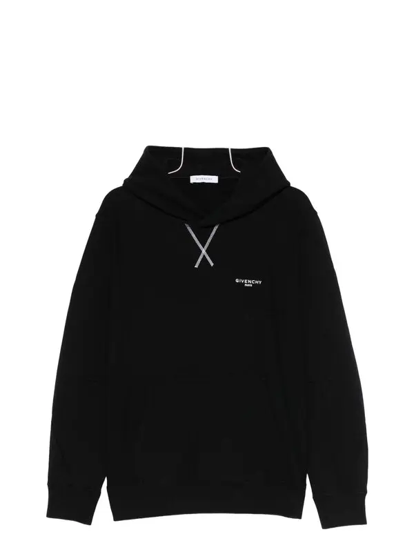 Givenchy Logo Cotton Hoodie - Multicolor