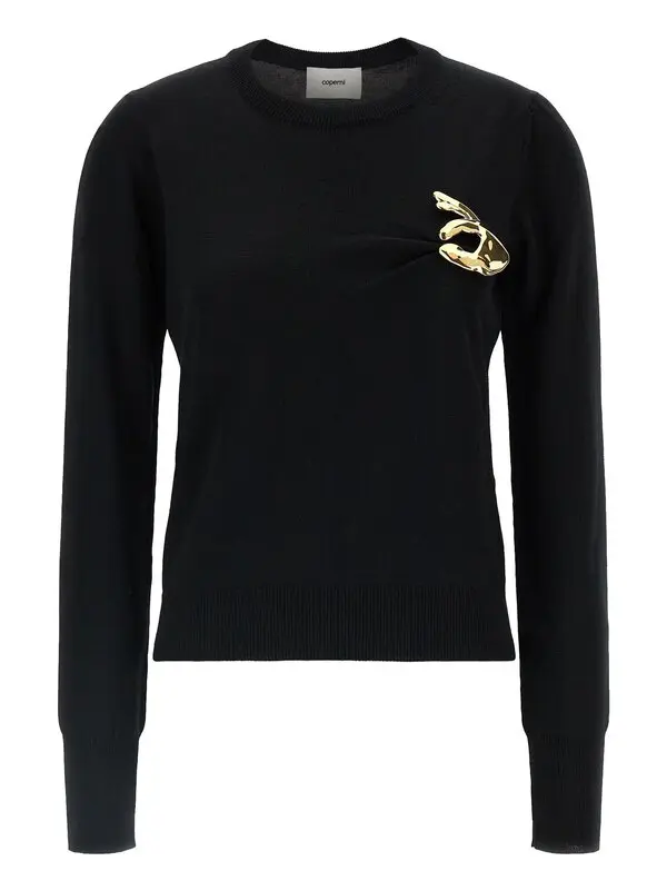 Coperni Emoji Pin Sweater - Black