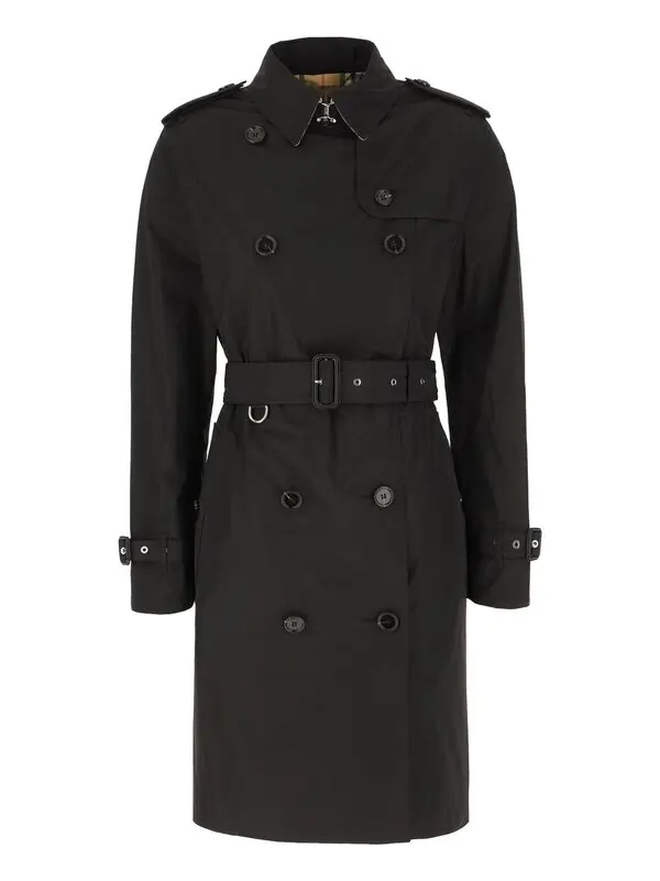 Burberry Double-breasted Belted Trench - Multicolor