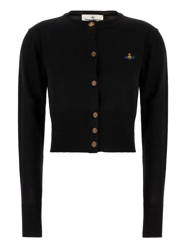 VIVIENNE WESTWOOD Cropped Knit Cardigan - Multicolor