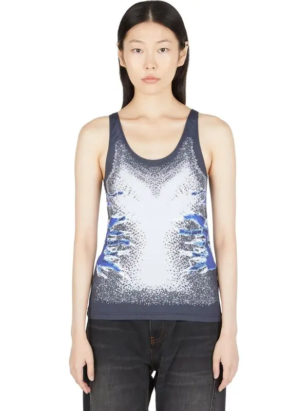 Y/project Whisker Print Tank Top - Gray