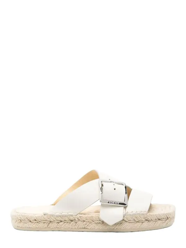 Loewe Petal Leather Sandals - Multicolor