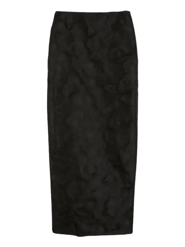 Max Mara Silk Long Skirt - Multicolor