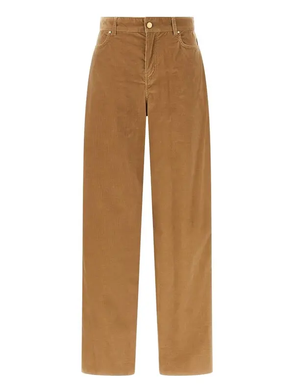 Max Mara Fragola Velvet Trousers - Cream