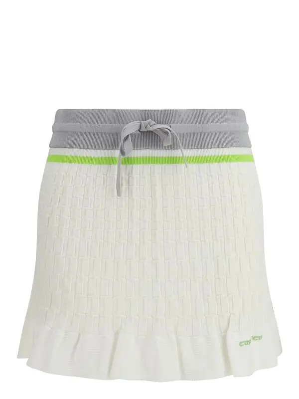 Casablanca Tennis Mini Skirt - White