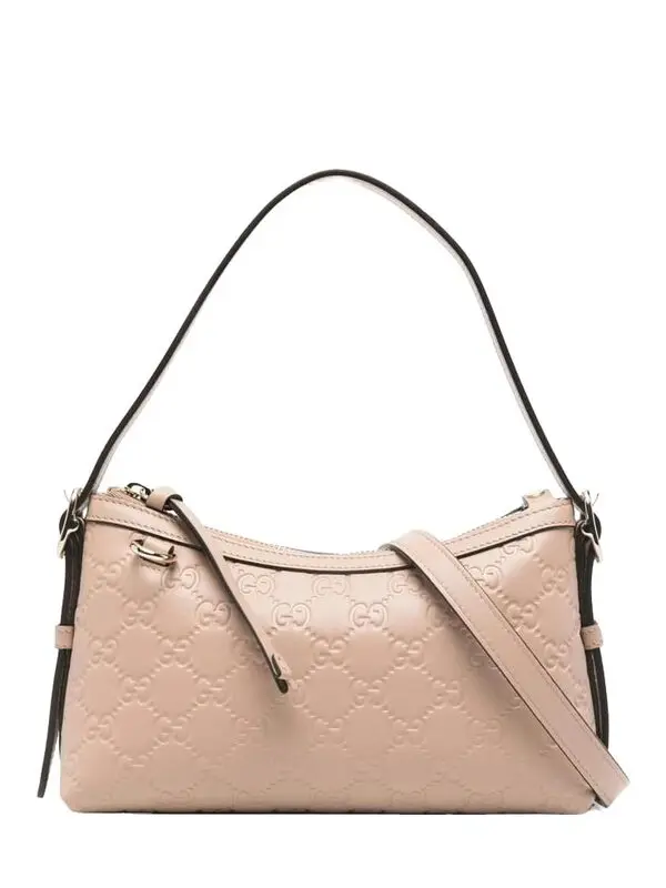 Gucci Calf Leather Shoulder Bag - Pink