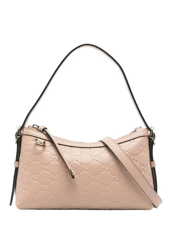 Gucci Calf Leather Shoulder Bag - Pink