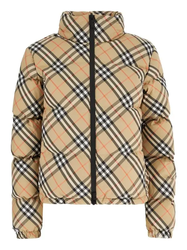 Burberry Check Puffer Jacket - Multicolor