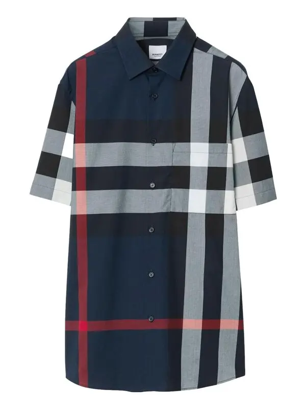Burberry Check Cotton Shirt - Multicolor