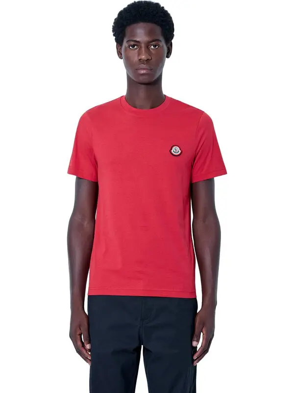 Moncler Short Sleeve T-shirt - Red