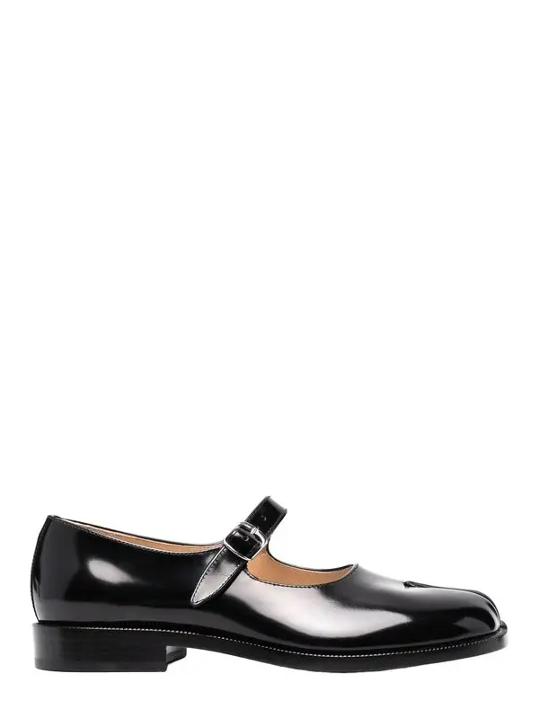 MAISON MARGIELA Patent Leather Tabi Mary Janes - Black