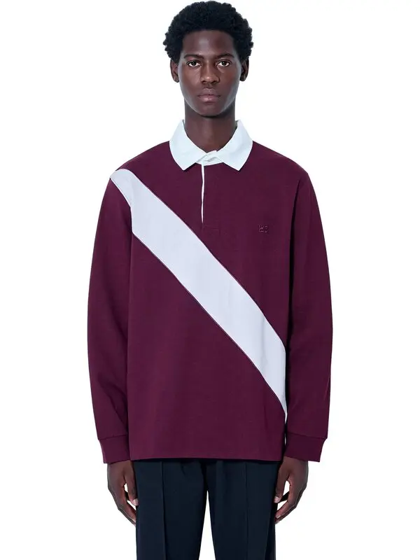 WALES BONNER Prism Rugby Polo Shirt - Multicolor