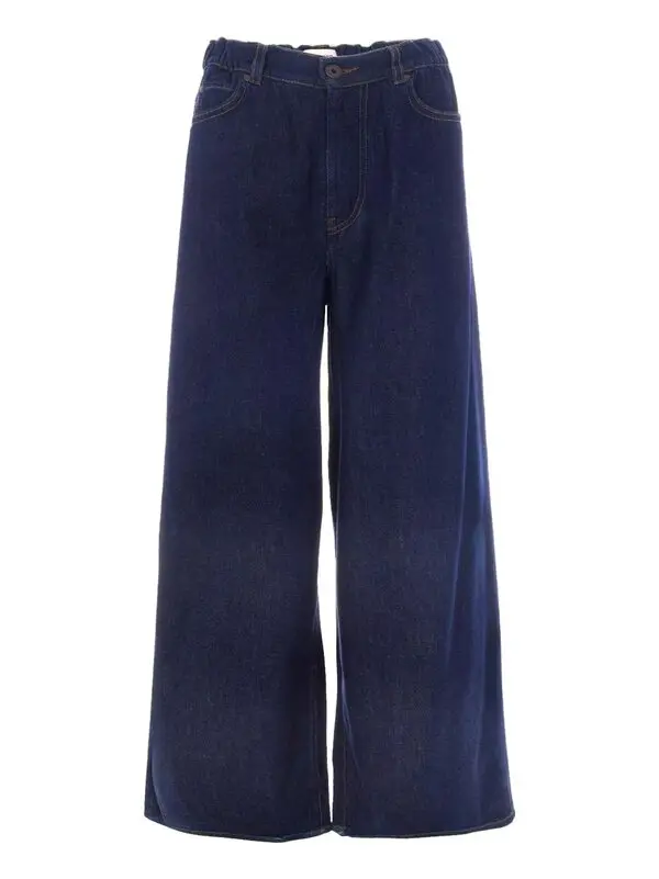 Max Mara Denim Trousers - Blue