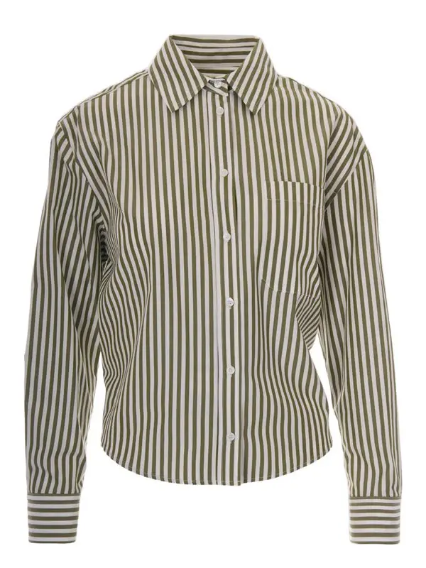 Max Mara Striped Shirt - Green