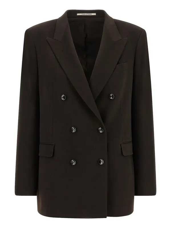 Tagliatore Jasmine Double-breasted Blazer - Brown