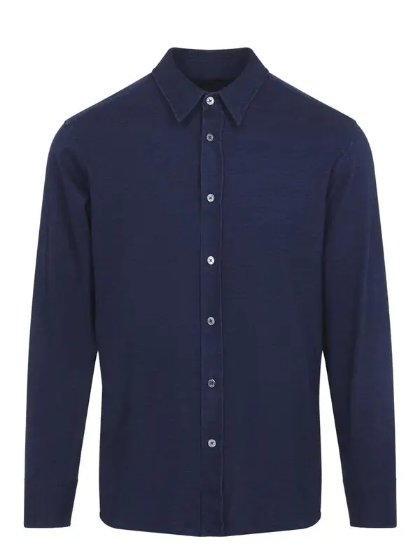 TOM FORD Long Sleeves Shirt - Blue