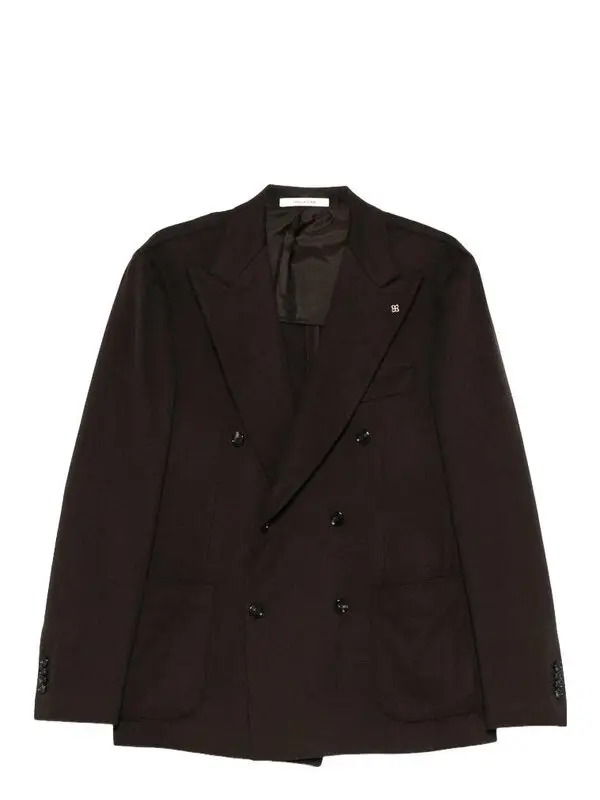 Tagliatore Double-breasted Blazer - Brown