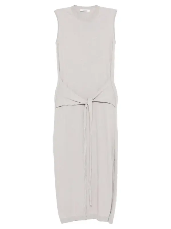 LEMAIRE Knotted Cotton Dress - Multicolor