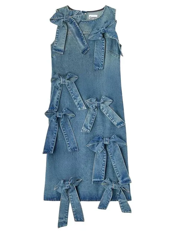 GANNI Dresses Day Dresses - Blue