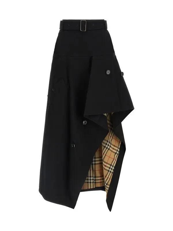 Burberry Trench Skirt - Black