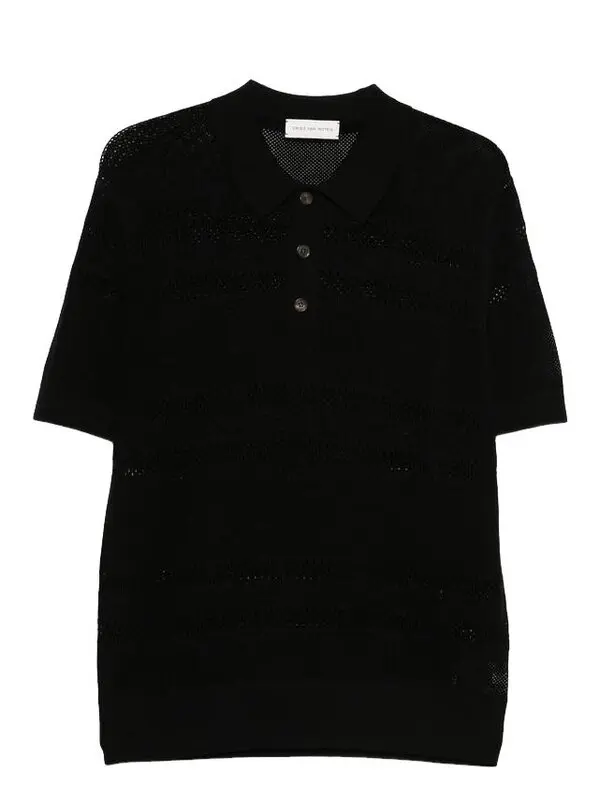 Dries Van Noten Polo Shirts - Black