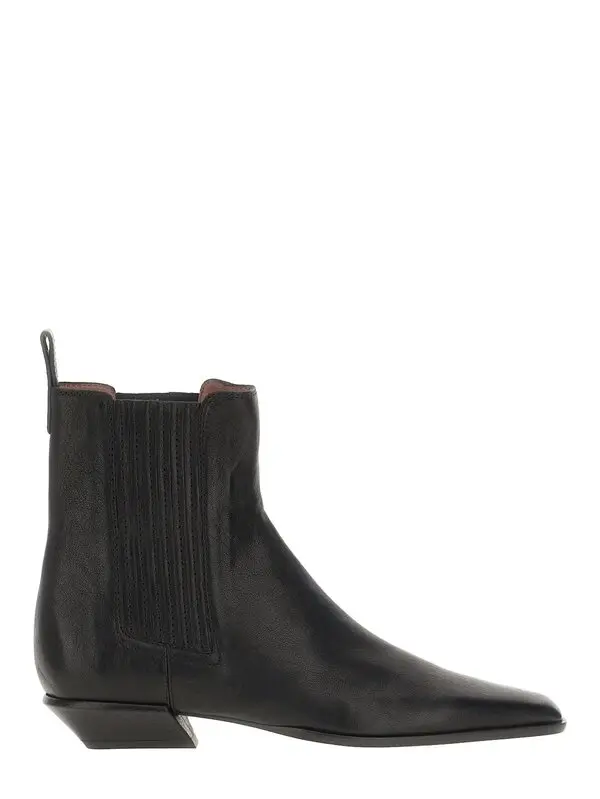 Paris Texas Leather Chelsea Boot - Multicolor