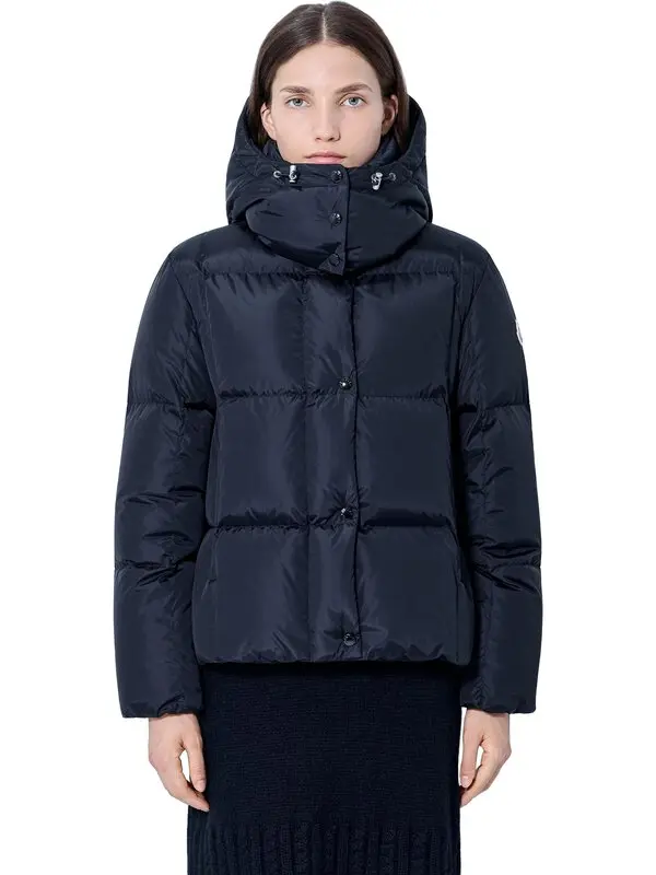 Moncler Castlenew Hooded Down Jacket - Black