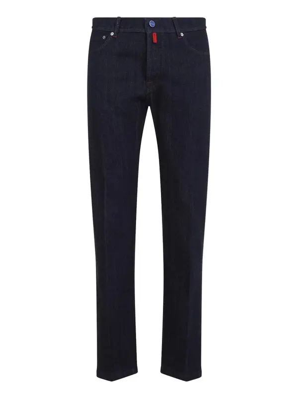 Kiton Cotton Pants - Blue