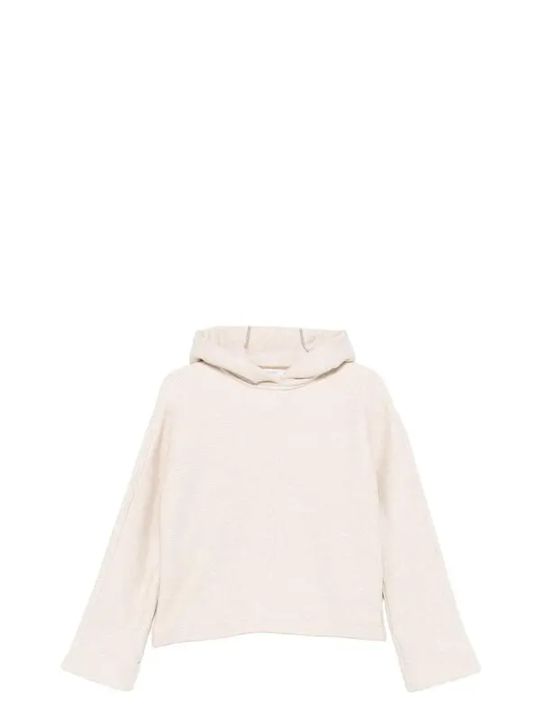 Max Mara Logo Cotton Hoodie - Multicolor
