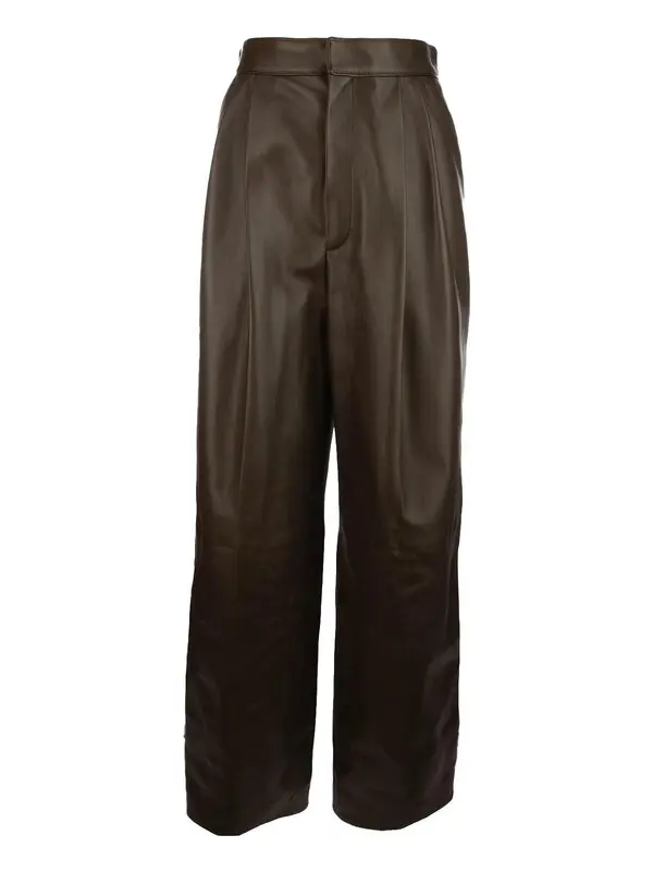 Bottega Veneta Leather Trousers - Multicolor