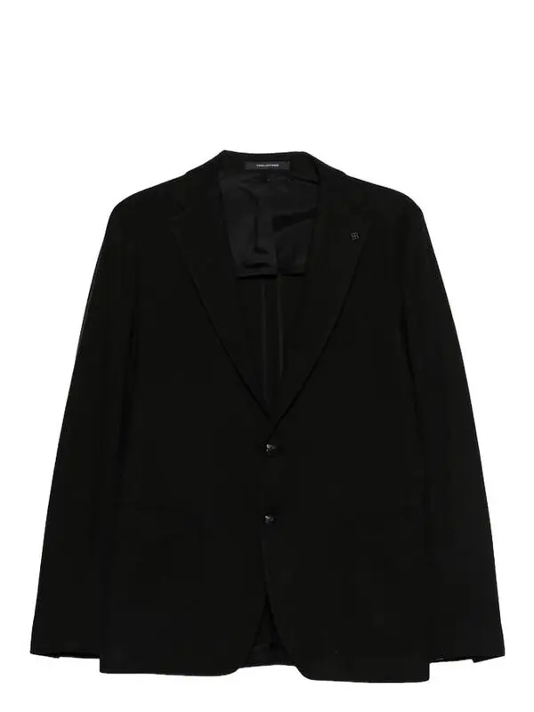 Tagliatore Cotton Blazer - Black
